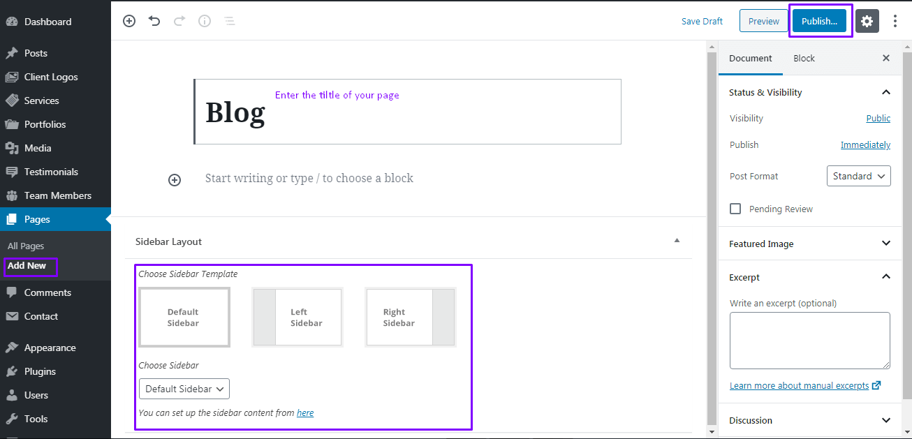 How to Configure Homepage Settings? - Prosys Themes Documentations