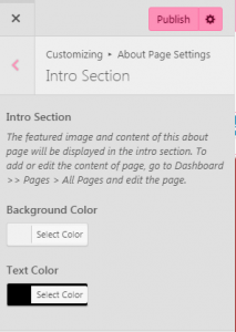 How To Configure Intro Section? - Prosys Themes Documentations